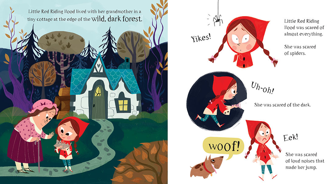 Scared Little Red Riding Hood by Laura Brenlla