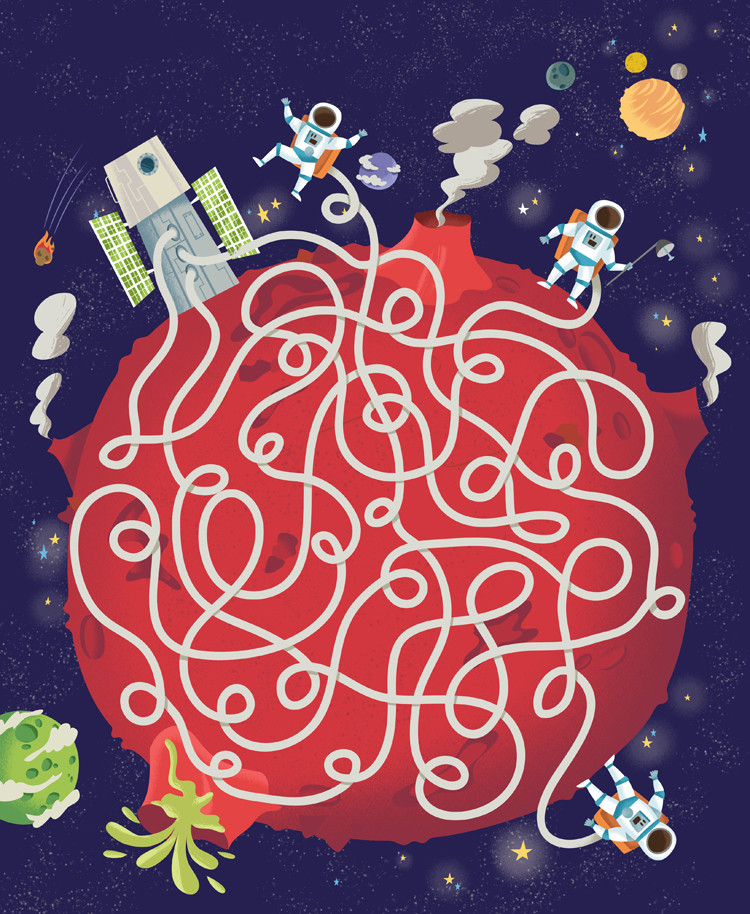 Planet Maze by Mattia Cerato