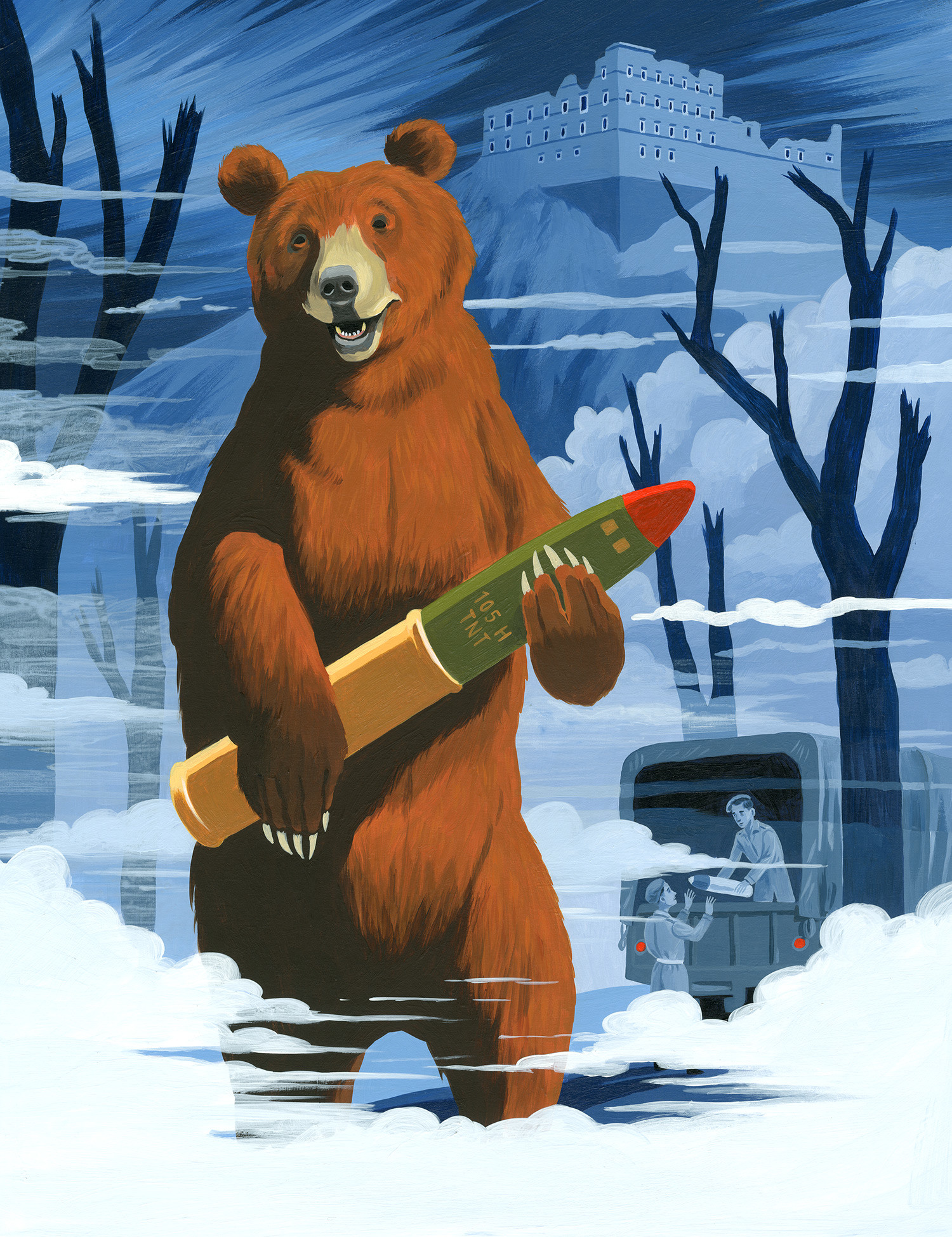 The Book of Animal Superheroes - Wojtek the Soldier Bear by David Dean