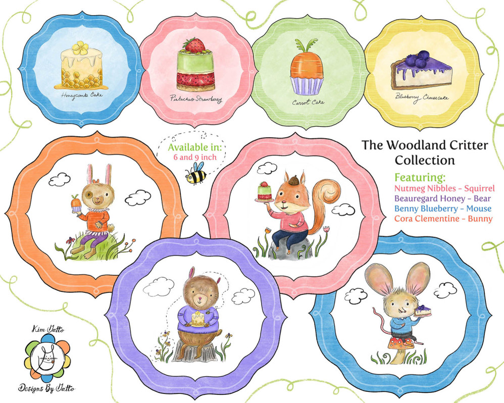 The Woodland Critter Collection by Kim Gatto