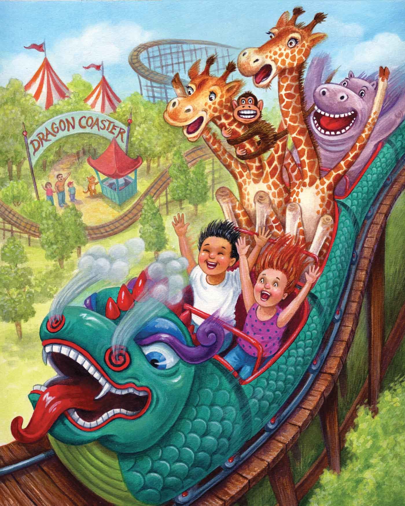 Dragon Coaster by Kathi Ember