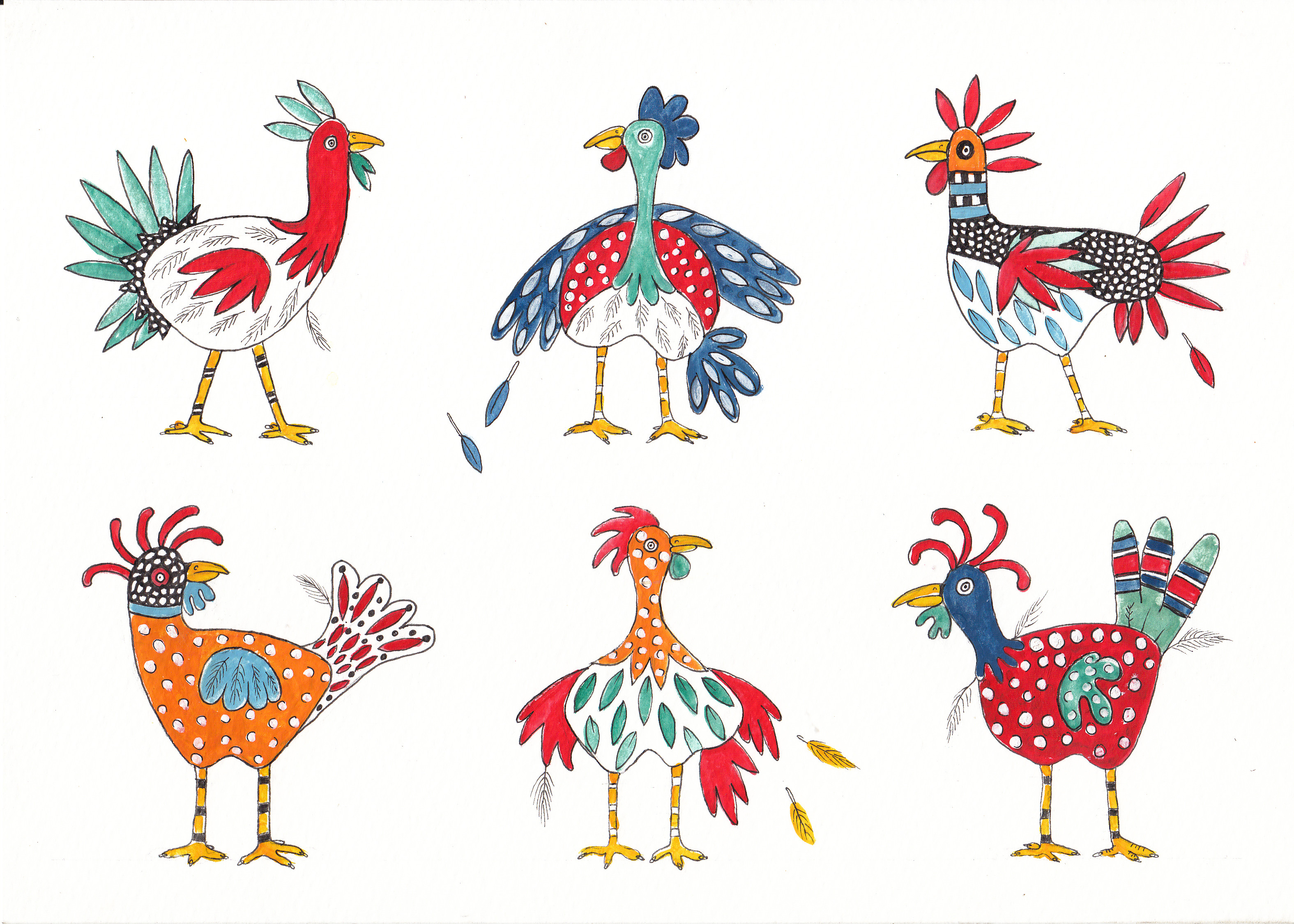 Chicken Strut by Catherine Weyerhaeuser