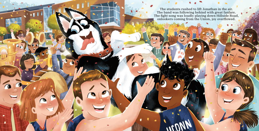 The Lucky Husky (Jonathan the Husky Book 1) by Anastasiya Halionka