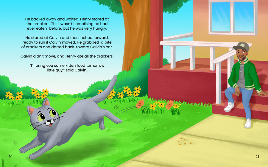 Nadia Ronquillo illustrated the childrens book "Henry and Calvin" by ...