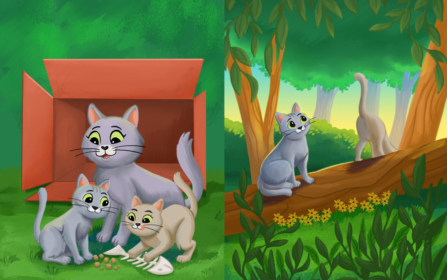 Nadia Ronquillo illustrated the childrens book "Henry and Calvin" by ...